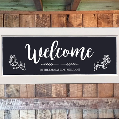 Wedding Venue - Blackboard Design - Welcome Sign | Other design contest