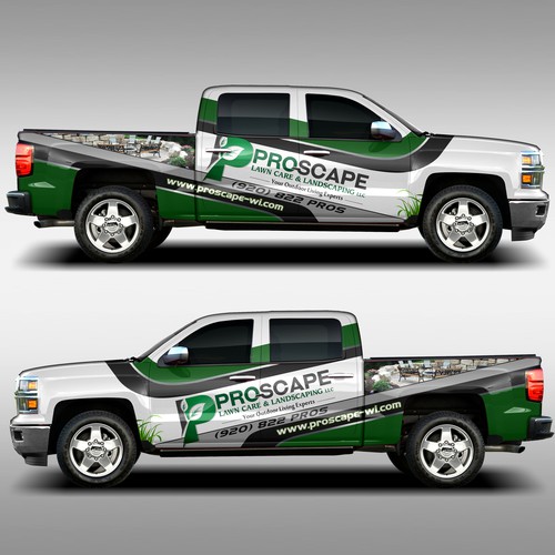 Designs | Create a stunning vehicle wrap for Proscape that bring them ...