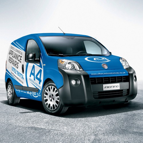 Modern, fresh, clean & crisp van design | Car, truck or van wrap contest