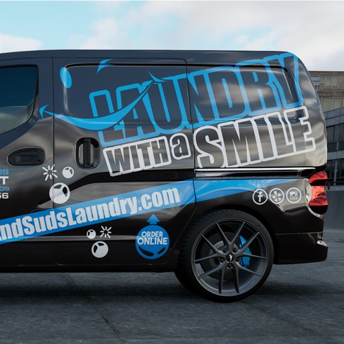 Designs | Laundromat Van design | Car, truck or van wrap contest