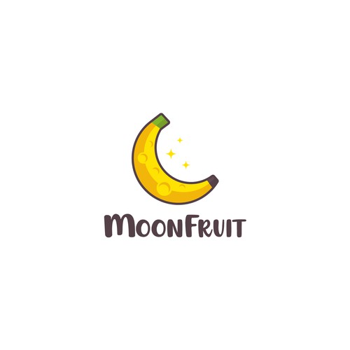 Designs | Need a fun logo for a brand called "MoonFruit" | Logo design ...
