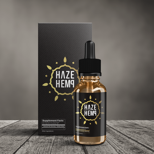 Haze Hemp Oil Needs a Standout Label for Product Launch | Product label ...