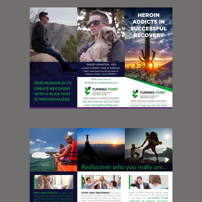 Brochure for Heroin Addiction Treatment Center | Brochure contest