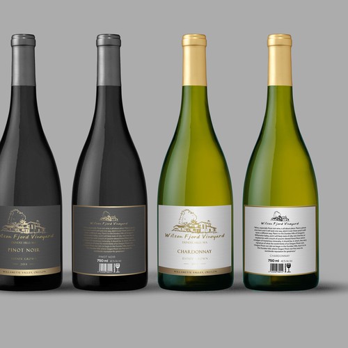 Premium Quality Wine Label | Product label contest