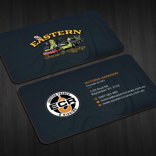 Designs | Eastern Cranes & Rigging | Business card contest
