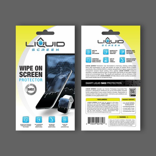 Designs | Envelope Packaging Design for Screen Protector | Product ...