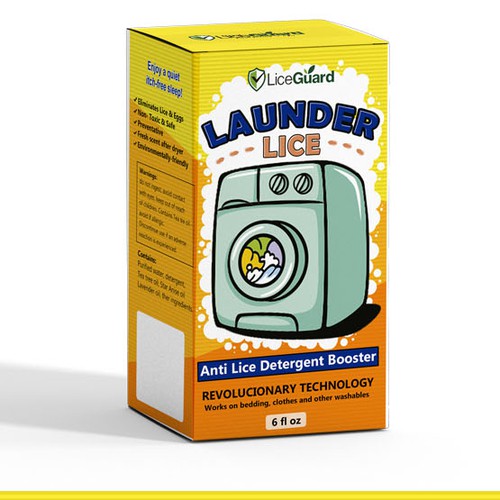 Create LiceGuard's Launder Lice package for retail! | Product packaging ...