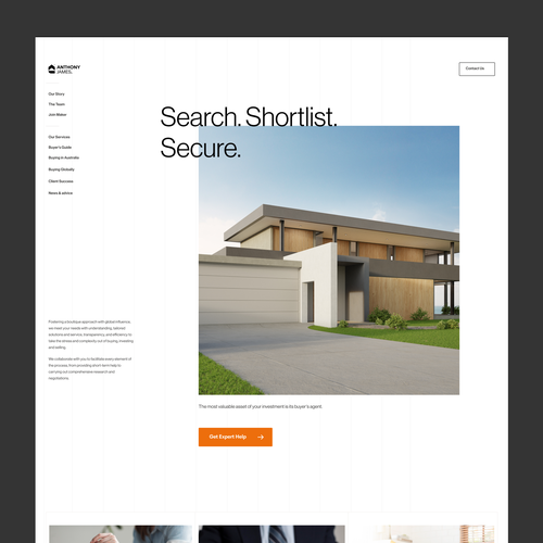 Designs | Create an edgy looking website for a property buyers agency ...