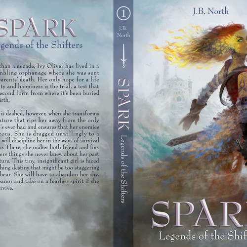 Designs | Create a book cover for an ice and fire themed YA fantasy ...