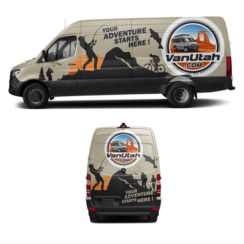 Designs | Wrap for adventure rental vans | Car, truck or van wrap contest