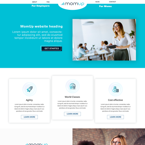 Design a website for the next hottest gig-economy startup | Web page ...