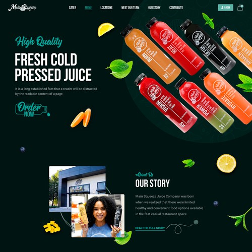 Designs | Main Squeeze Website Revamp V2 | Web page design contest