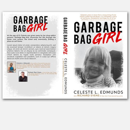 Designs | Garbage Bag Girl | Book cover contest