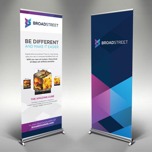 2 Posters: Pop-Up Stands for a Small Tech Company | Poster contest