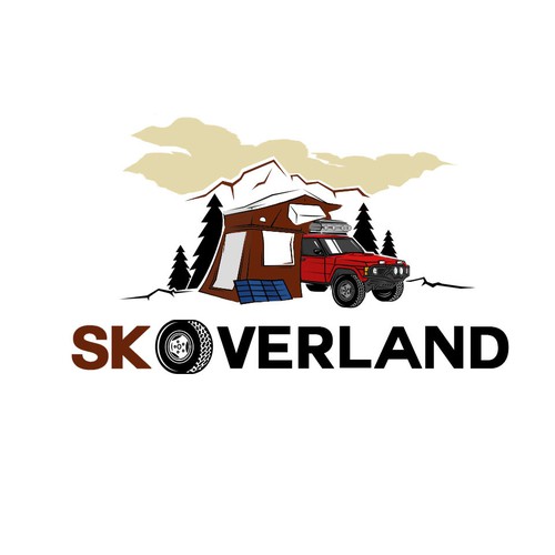 Designs | SK Overlanding Logo - Mad Max meets Airstream campers | Logo ...