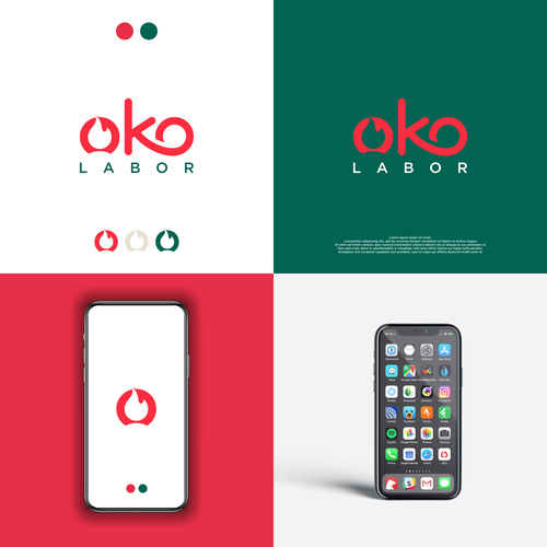 Diseños | oko talent: new app which helps connect low skill workers to ...