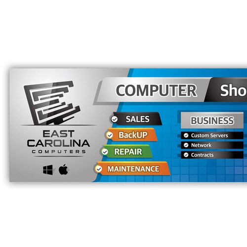 Billboard Design for a Small Computer Company!!!! | Signage contest