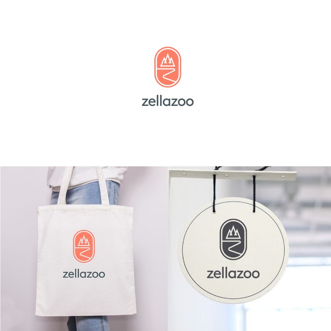 Design a killer logo for ZELLAZOO that renders the competition ...