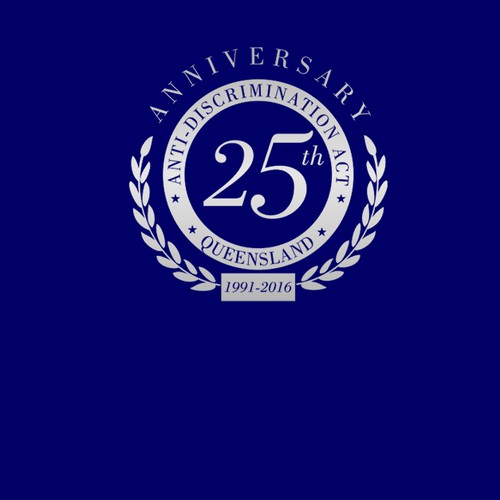 Create a sophisticated logo to commemorate 25 years of anti ...