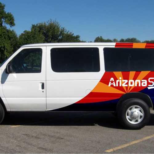 Logo and van design for Arizona Shuttle | Logo design contest