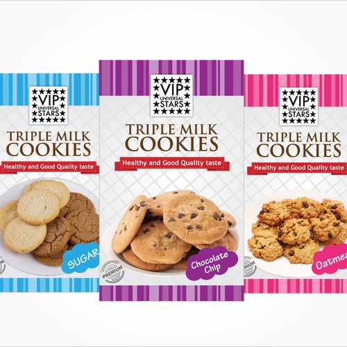 Designs | TRIPLE MILK COOKIES. | Product packaging contest