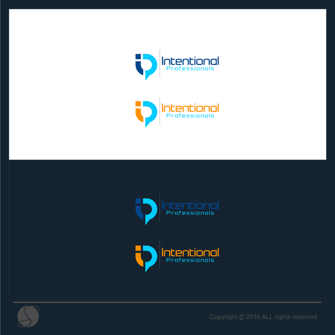 Create a vector logo for Intentional Professionals, a business forum ...