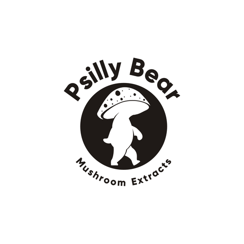 Designs | "Psilly Bear" Symbol Logo for our Mushroom Extract Company ...