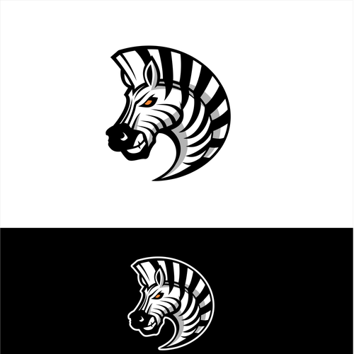 NFL-style Zebra head | Logo design contest