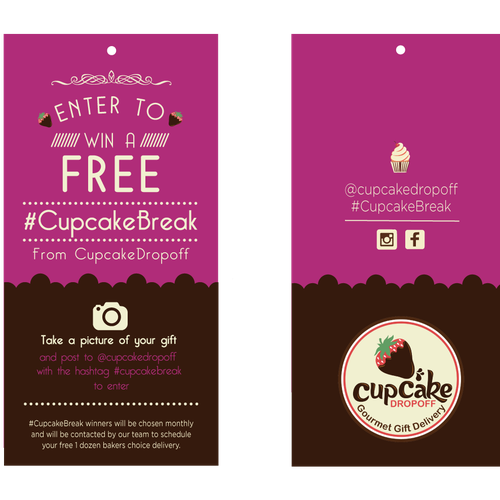 Social Media Post Hang Tag | Postcard, flyer or print contest