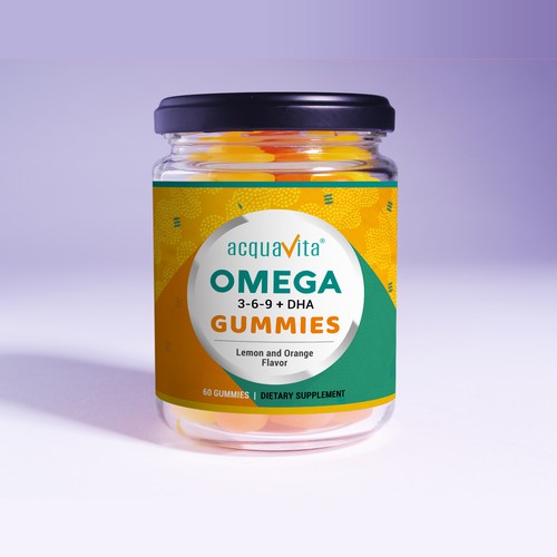 Label Design for the New Innovative Gummy Supplement. | Product label ...