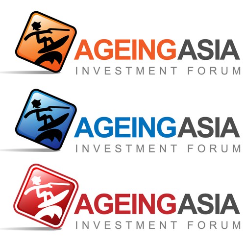 Global event logo on business opportunities in active ageing | Logo ...