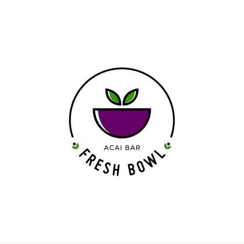Acai Bar Looking For Fresh, Modern and Clean Logo Design | Logo design ...