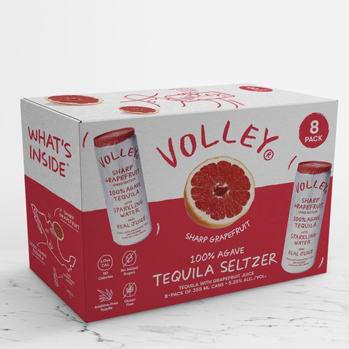 Designs | Design an 8 pack for a premium tequila seltzer brand ...