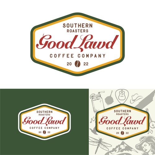 Designs | Good lawd Coffee Company | Logo design contest
