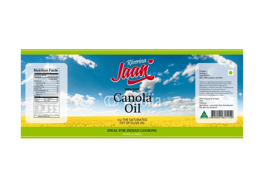 Launch Australian produced (straight from the heartland) Canola oil in ...