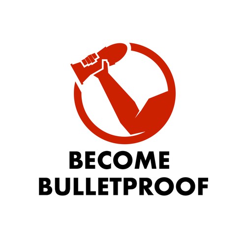 Hard hitting logo to make men feel bulletproof | Logo design contest