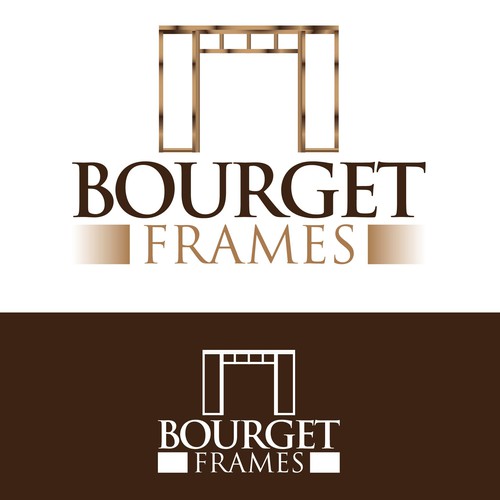 Design a modern logo for Bourget Frames | Logo design contest