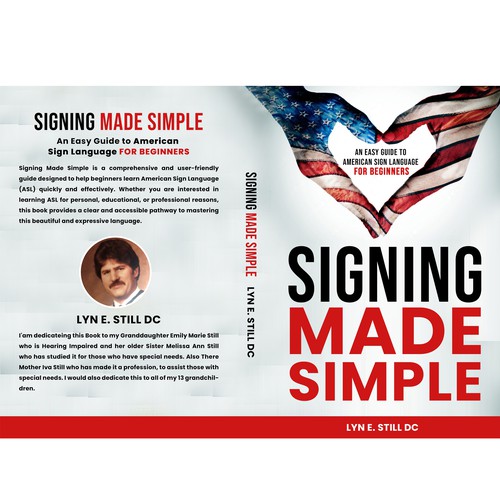 Designs | Illustration to appeal to Beginners of ASL | Book cover contest