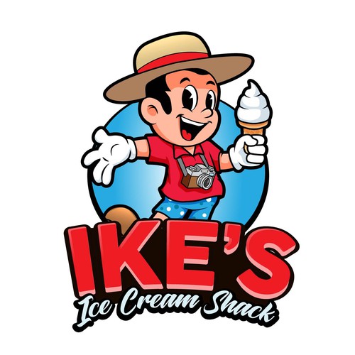 Designs | Design a cool logo for "Ike's Ice Cream Shack" | Logo design ...