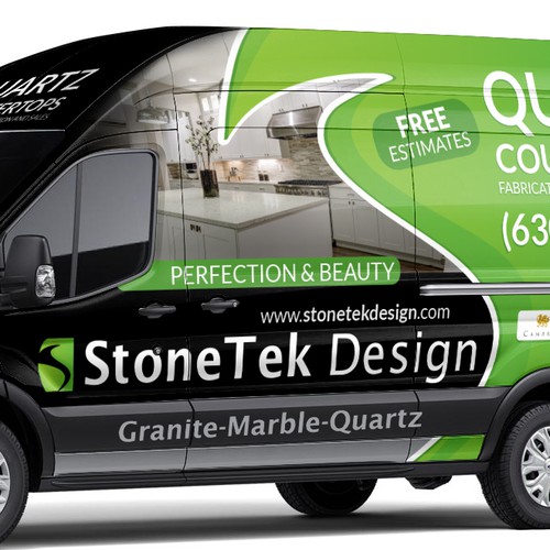 Quartz Countertop Company needs NEW WRAP DESIGN! | Car, truck or van ...