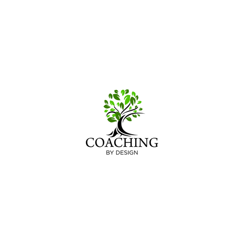 Brown Roots to Green Tree “Coaching by Design” | Logo design contest