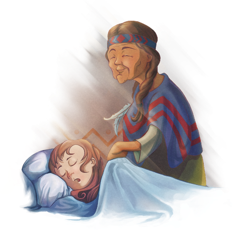 Children's Book telling the legend of the Talking Stick | Illustration ...