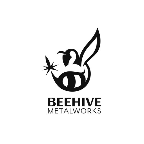 Design A Powerful Bad Ass BEE Logo for Beehive Metalworks | Logo design ...
