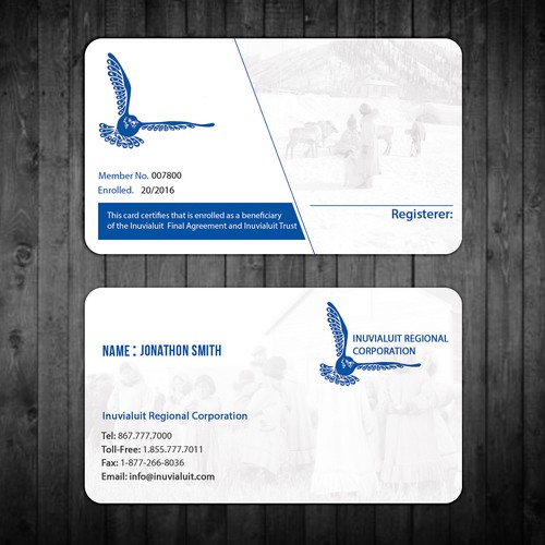 Designing Beneficiary Membership Cards | Business card contest
