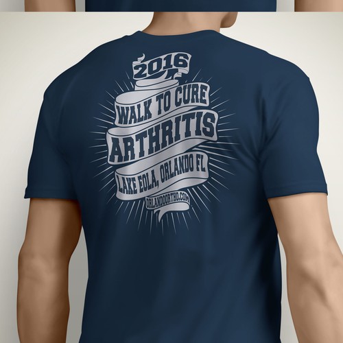 Modern T-Shirt Design for Running 5K Event | T-shirt contest