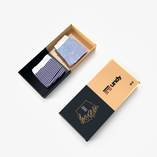 Create an awesome box design for a new underwear brand | Product ...