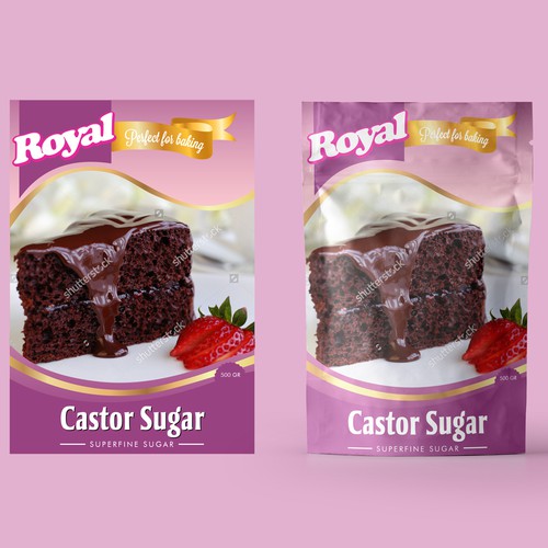ROYAL ICING / CASTOR SUGAR | Product label contest
