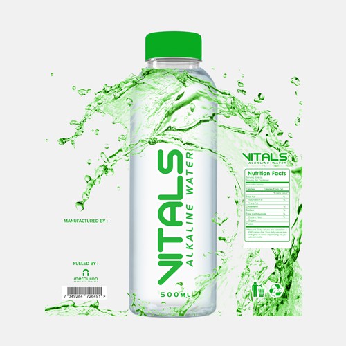 Designs | Modern, Luxe and Fun Product Label for Alkaline Water Brand ...
