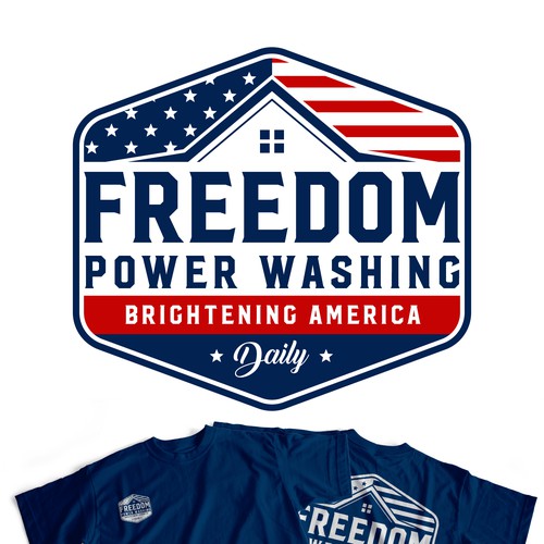 Designs | Design a Bold and Patriotic Logo for Freedom Power Washing ...