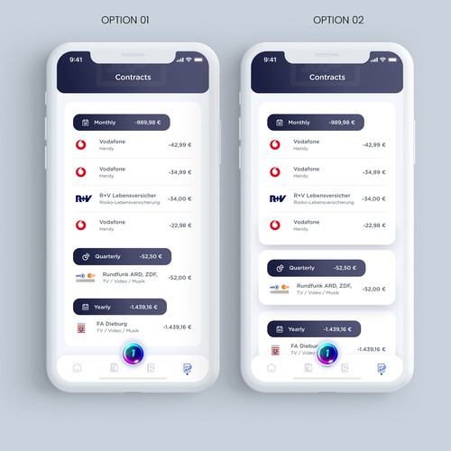 Designs | Modern and minimalistic app design for a personal life ...